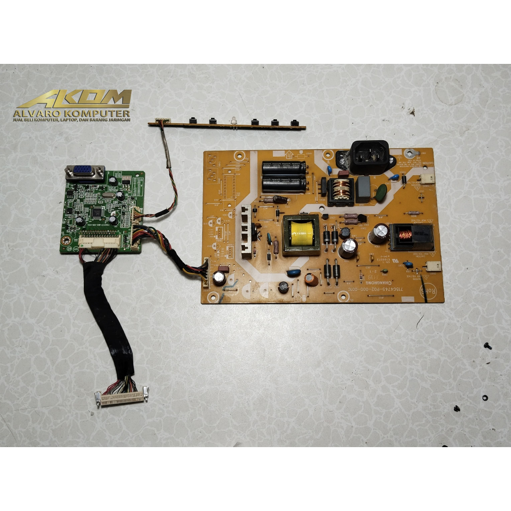 Jual Mesin psu dan Mainboard Monitor LCD 19inch Wide Monitor AOC N950Sw ...