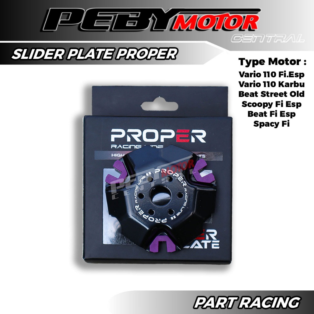 Jual Tutup Rumah Roller Slider Plate PROPER Vario 110 Beat Street Old ...