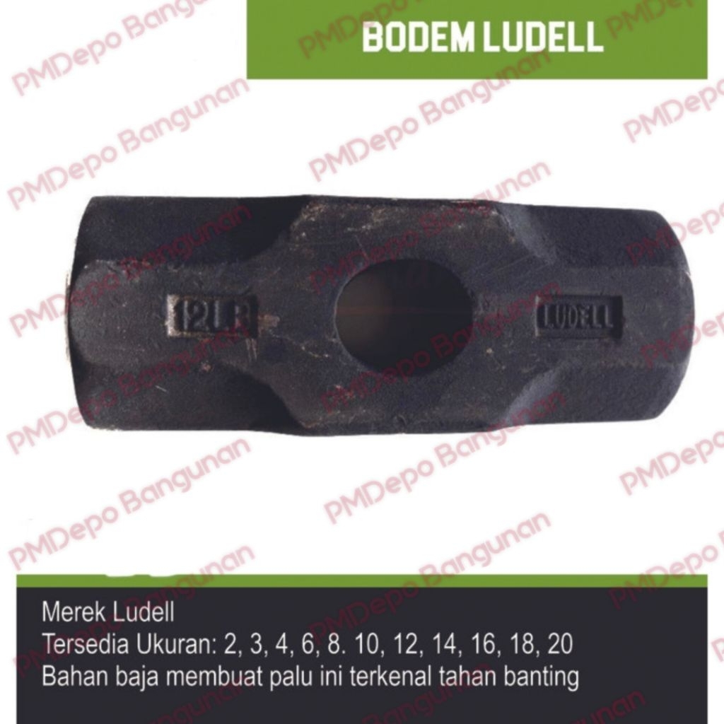 Jual Bodem LUDELL Asli ... Palu Batu .. Palu Godam 4 LB (2 KG) | Shopee ...