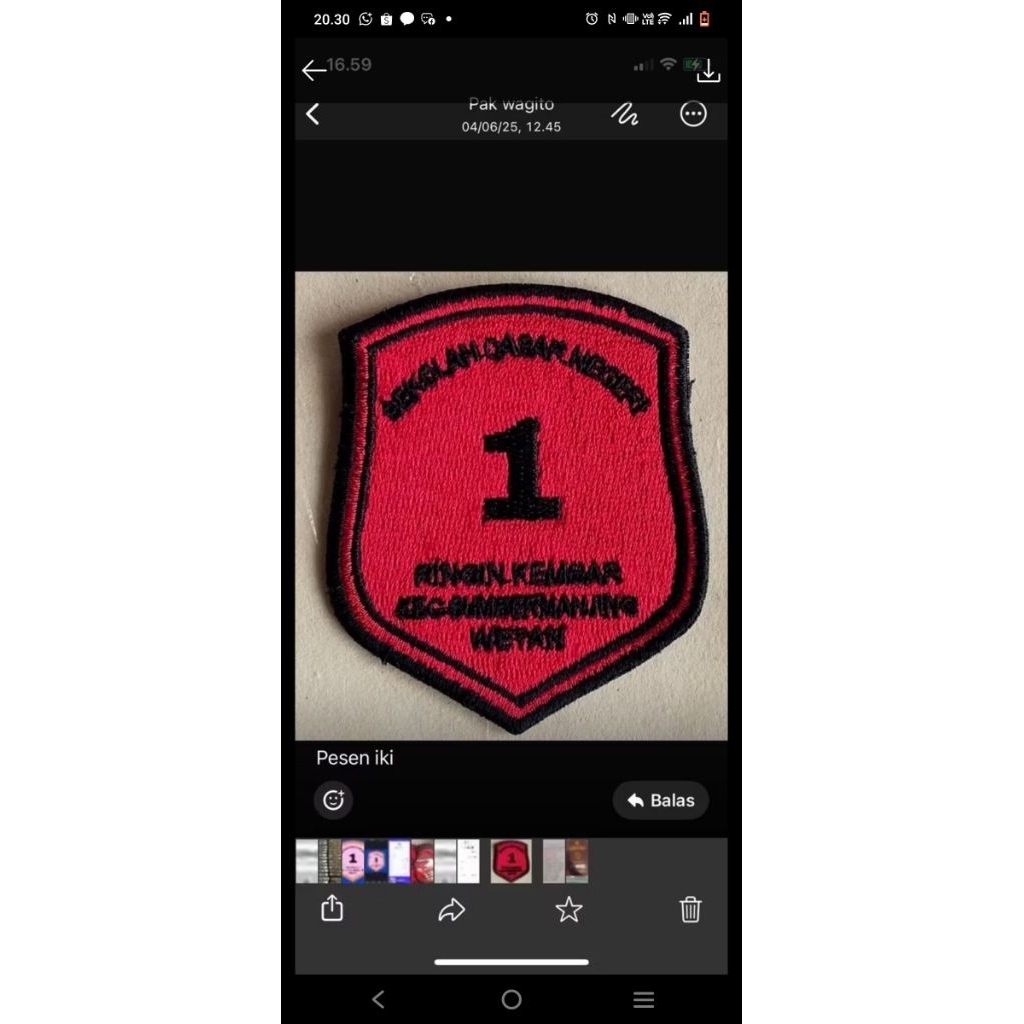 Jual Patch Patches Emblem Logo Bordir Komputer Custom Design Desain ...