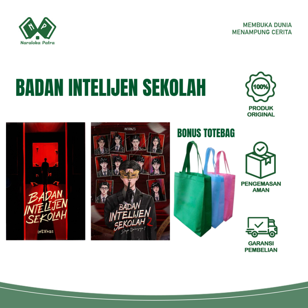 Jual Buku Novel Badan Intelijen Sekolah Vol. 1 & 2 - Intanzs ...
