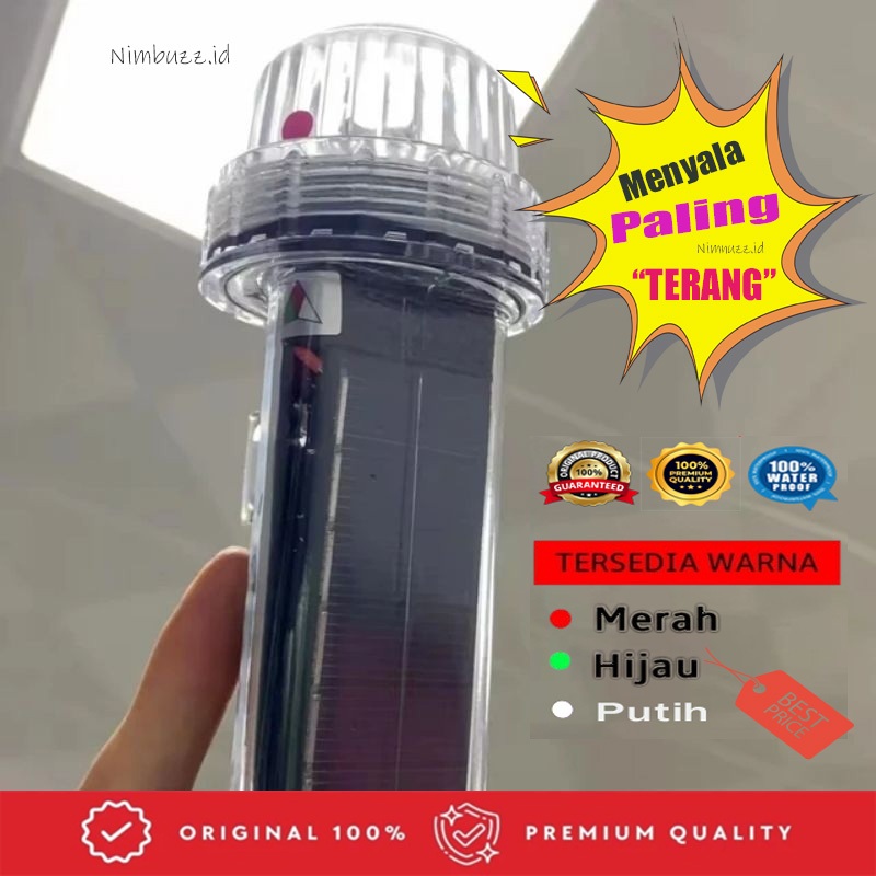 Jual Solar Led Torpedo Light Lampu Klip Tenaga Surya Lampu Sinyal Kapal Nelayan Double Flash ...
