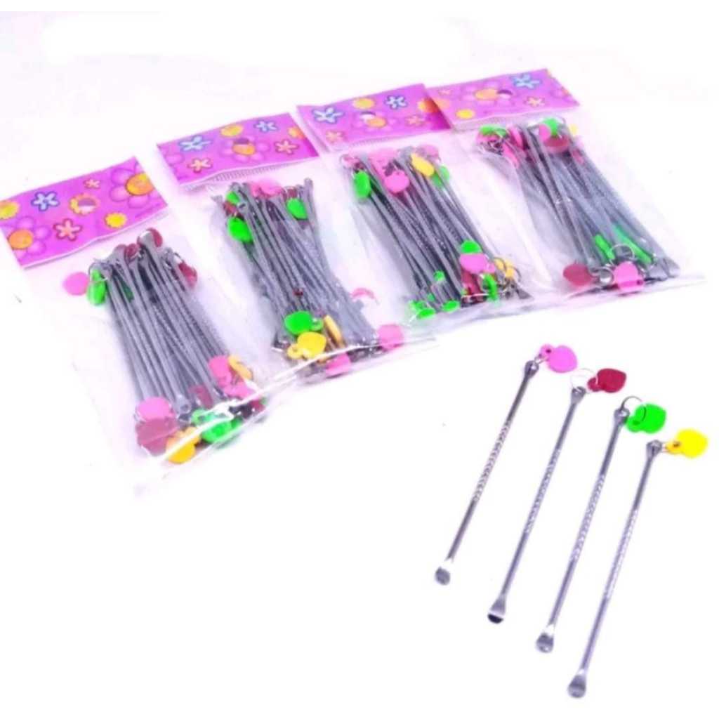 Jual ( 1 PACK ISI 20 PCS) KOREK KUPING BESI LOVE / EARPICK ANTI KARAT ...