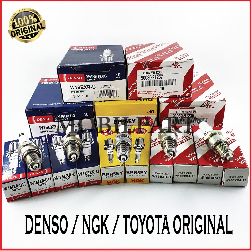 Jual BUSI W16EXRU BPR5EY W16EXRU1 DENSO NGK TOYOTA ORIGINAL DEALER ...