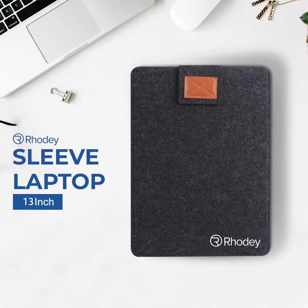 Jual Rhodey Sleeve Case Laptop Felt 11- 12 - 13 -15 Inch - DA98 | Shopee Indonesia