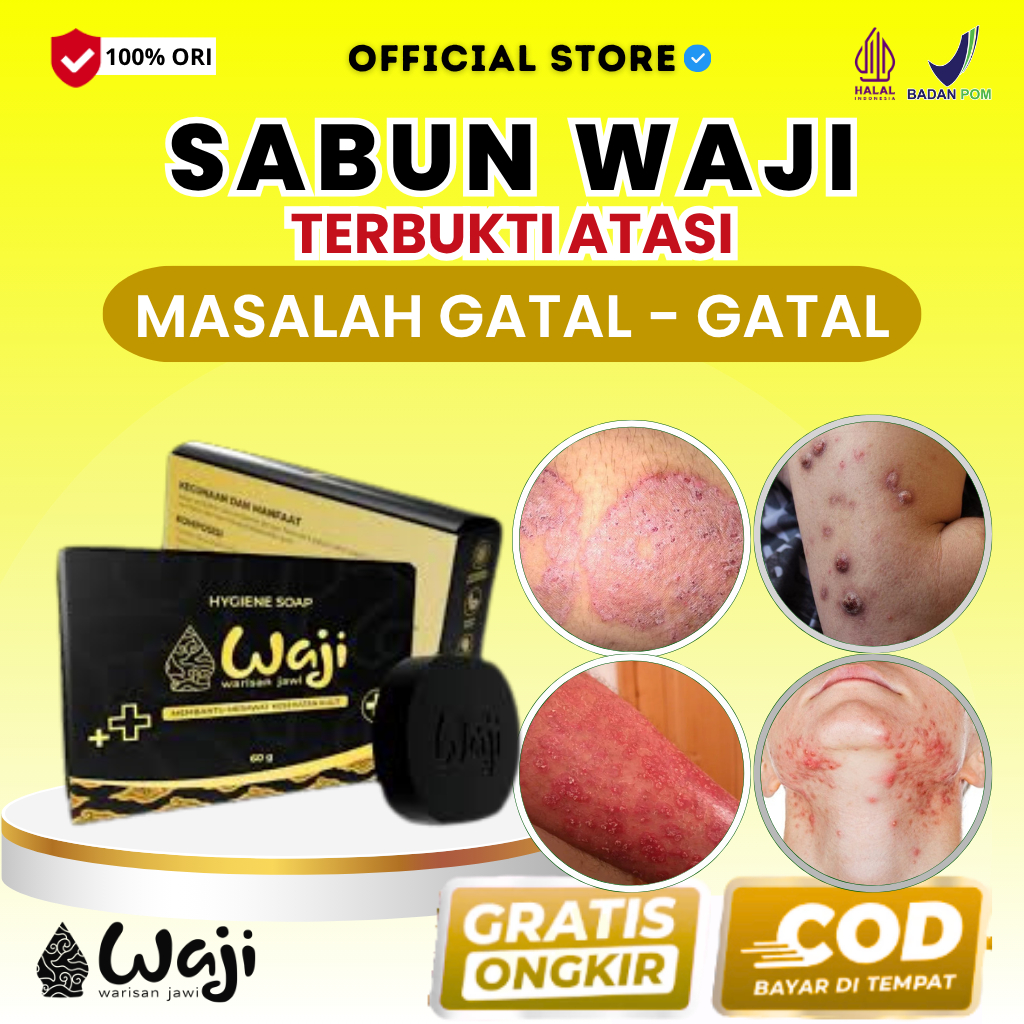 Jual [AMPUH] Sabun Herbal Waji Antibakteri Antijamur Mengatasi Gatal ...