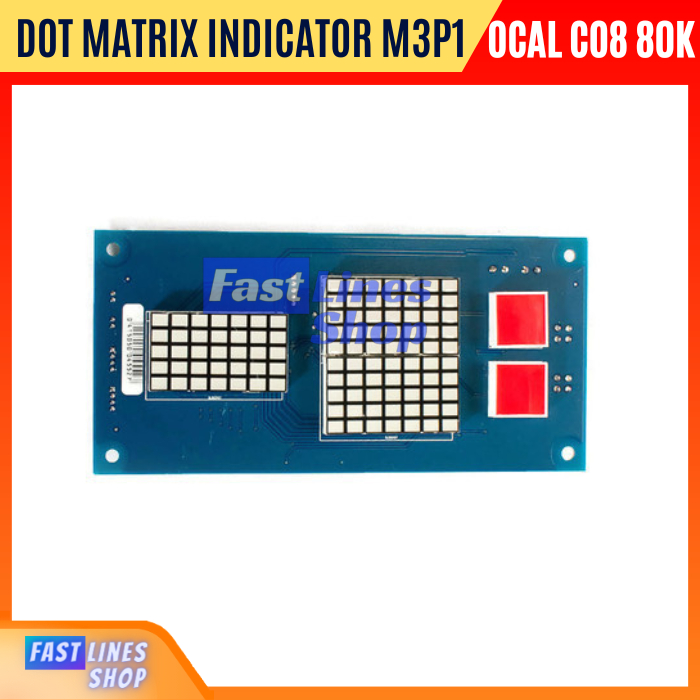 Jual Dot Matrix Indikator Display COP OCAL C08 80K For M3P1 Mico ...