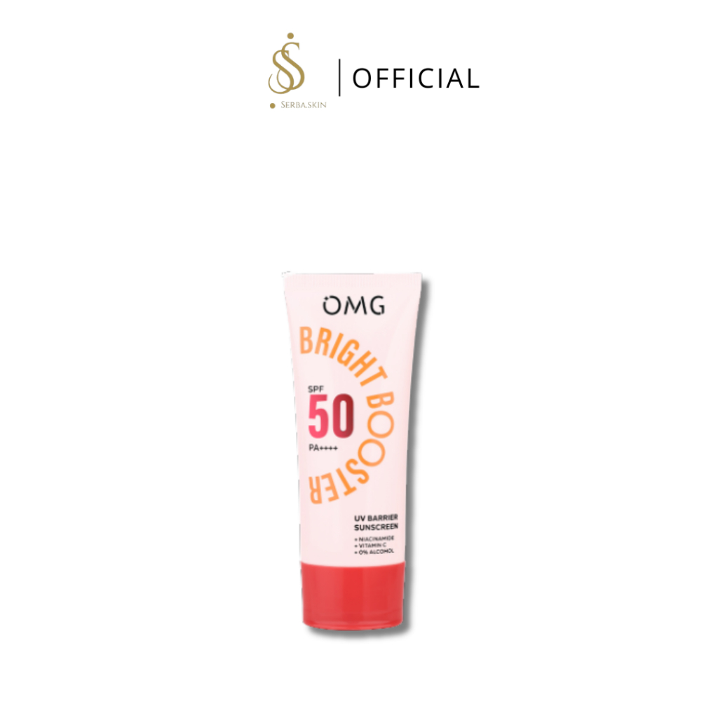 Jual OMG Bright Booster UV Barrier Sunscreen SPF 50+ PA++++ 25ml ...
