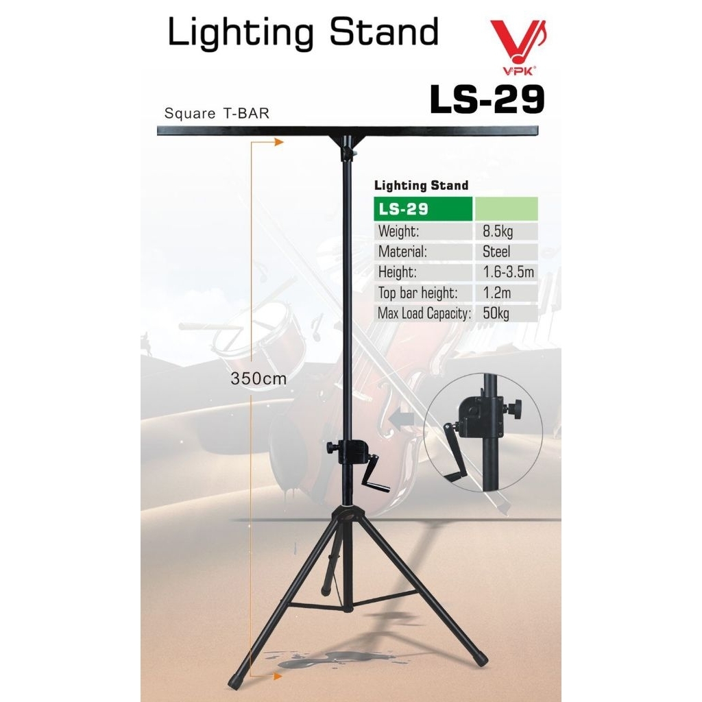 Jual Stand lampu parled lighting Stand Parled Max 50kg LS29 | Shopee ...