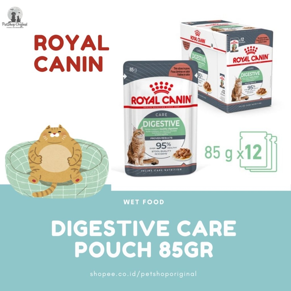 Jual Royal Canin Wet Food Digestive Care Pouch 85gr | Shopee Indonesia