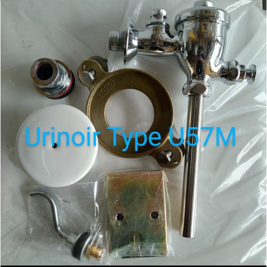 Jual Push Kran Urinoir/Urinal TOTO || Kran Urinal TOTO || Komplit Sett ...