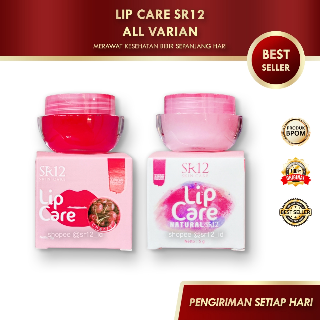 Jual SR12 - Lip Care All Varian (Cherry & Natural) | Shopee Indonesia