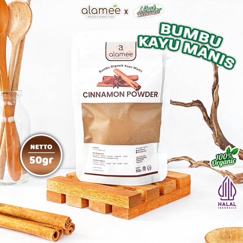 Jual ALAMEE Bubuk Kayu Manis Cinnamon Powder kayumanis Murni Asli Bumbu ...