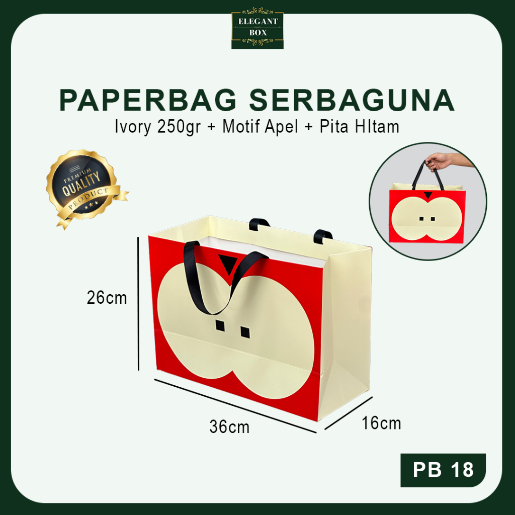 Jual Paper Bag Hadiah Jumbo / Premium Gift Bag / Tas Kado Jinjing ...