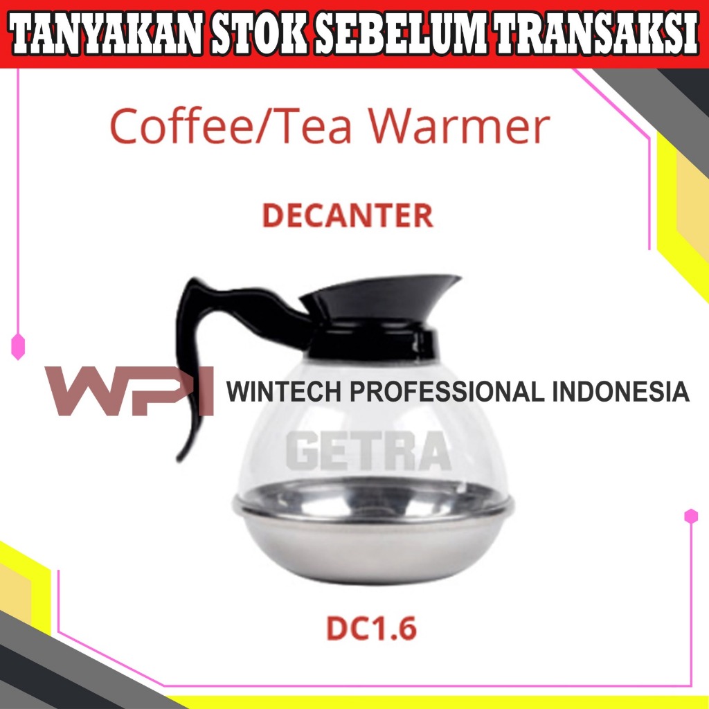 Jual Getra DECANTER For Coffee & Tea Warmer Getra CM-0521 Teko Untuk ...