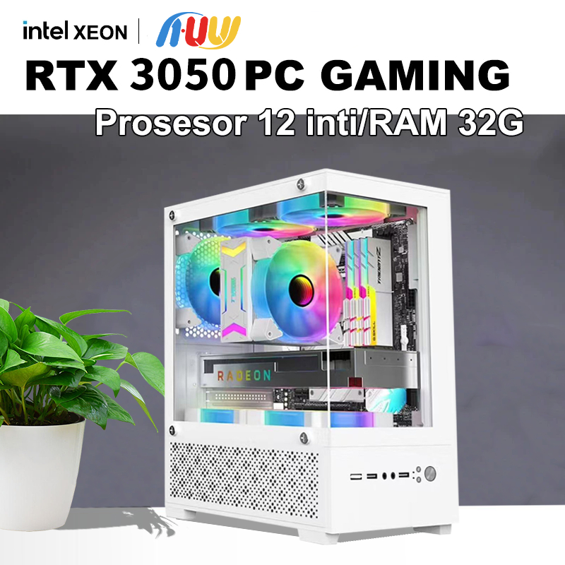 Jual HUW MINI PC 12-inti Pc Gaming Full Set RTX3050VGA Komputer Desktop ...