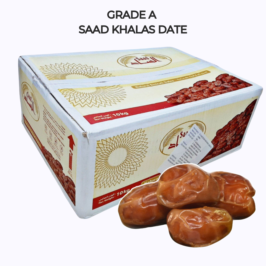 Jual Kurma Khalas Saad 1kg 500g 250g | Grade A Premium Termurah Dates ...