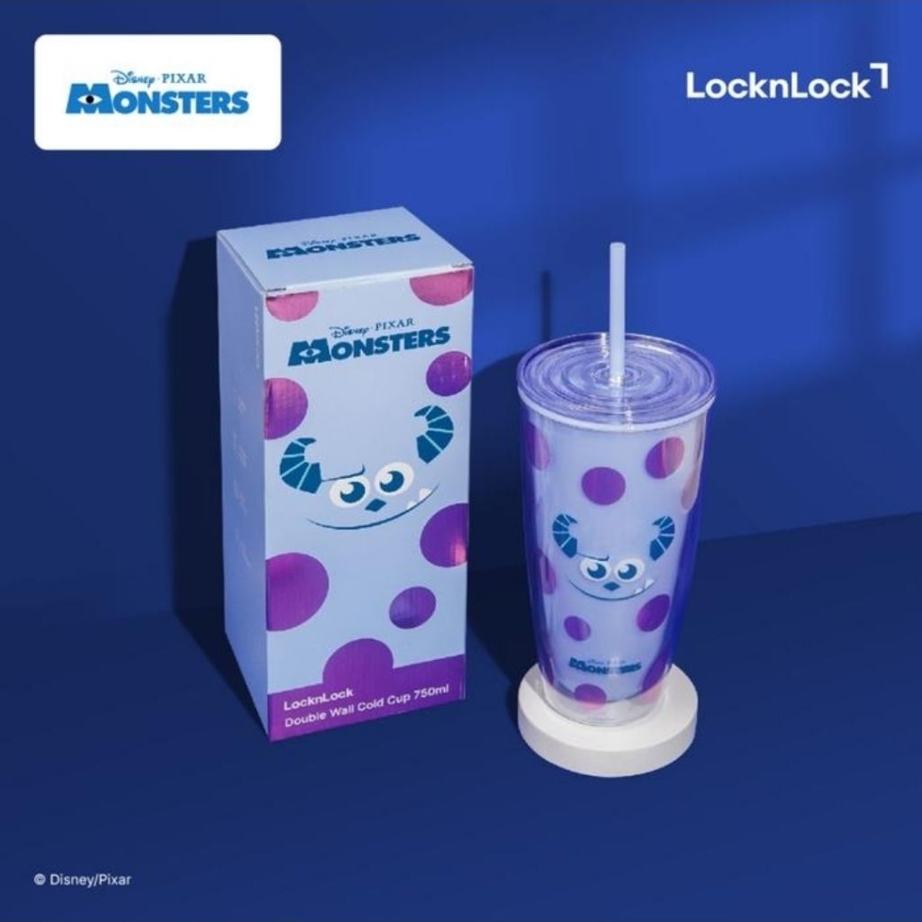 Jual LocknLock Double Wall Cold Cup Disney Pixar Monsters Sulley ...