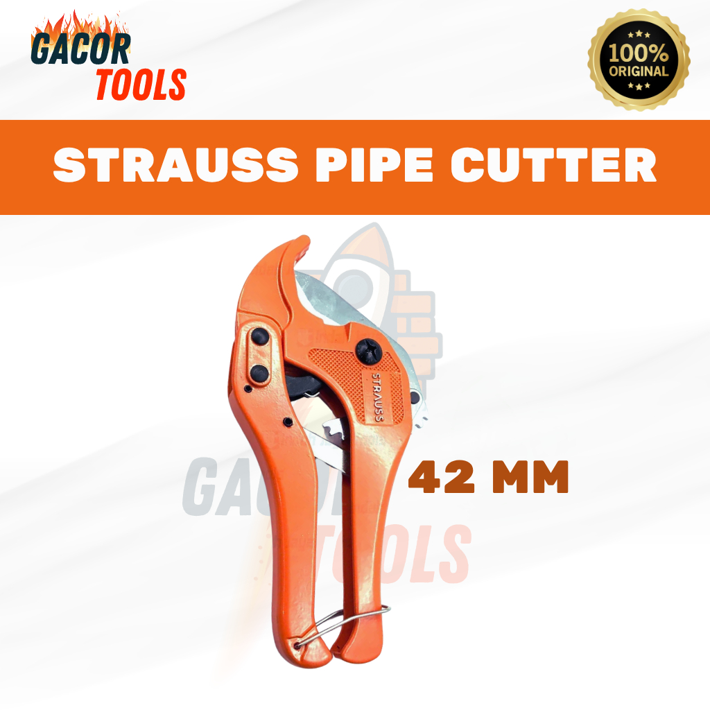 Jual Alat Potong Pipa PVC STRAUSS 42 MM / Gunting Pipa / Pipe Cutter ...