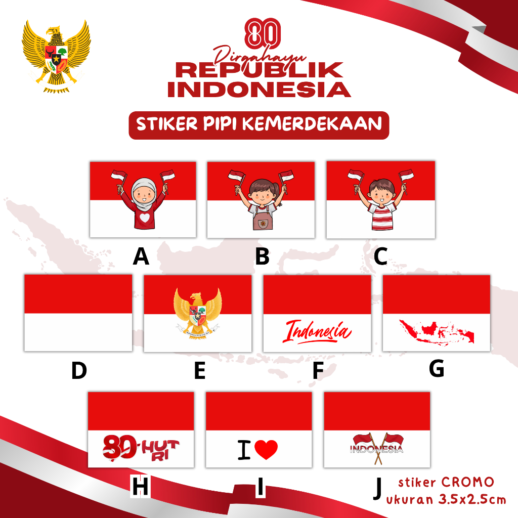 Jual STICKER PIPI AGUSTUSAN STICKER KEMERDEKAAN SIAP KIRIM HARI INI ...