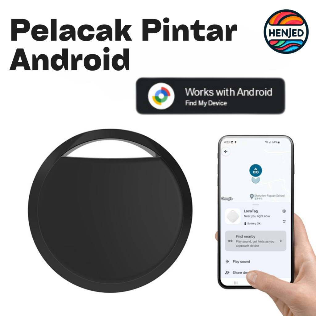 Jual Pelacak Android Smart Tracker Find My Device Anti Hilang Barang ...