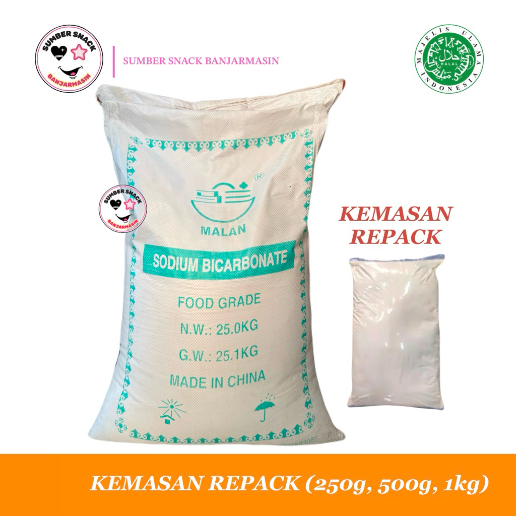 Jual Malan Soda Kue Sodium Bicarbonate Baking Powder (Kemasan Repack ...