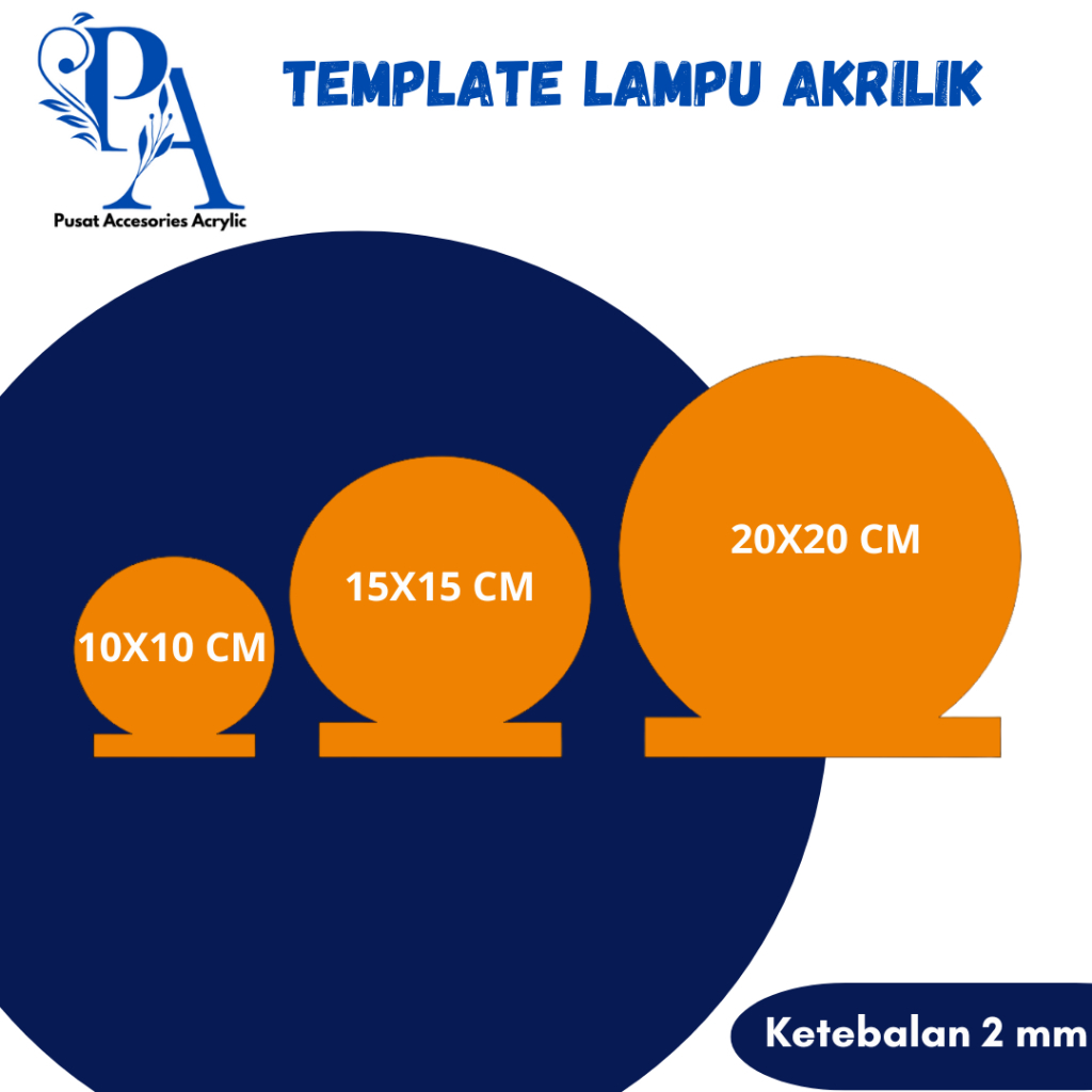 Jual TEMPLATE LAMPU AKRILIK | Shopee Indonesia