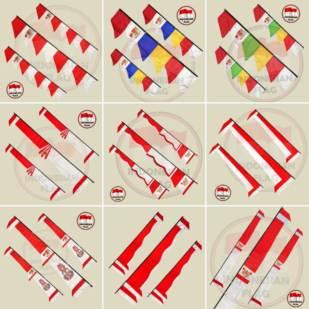 Jual Bendera Merah Putih Layur atau Bandir 3.2 Meter | Shopee Indonesia