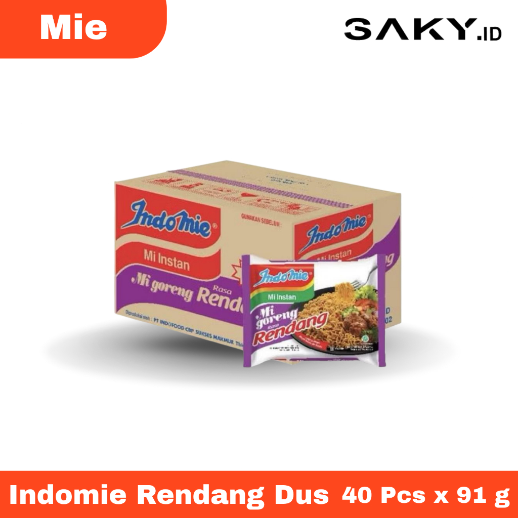 Jual Indomie Goreng Rendang Dus Isi 40 Pcs | Shopee Indonesia