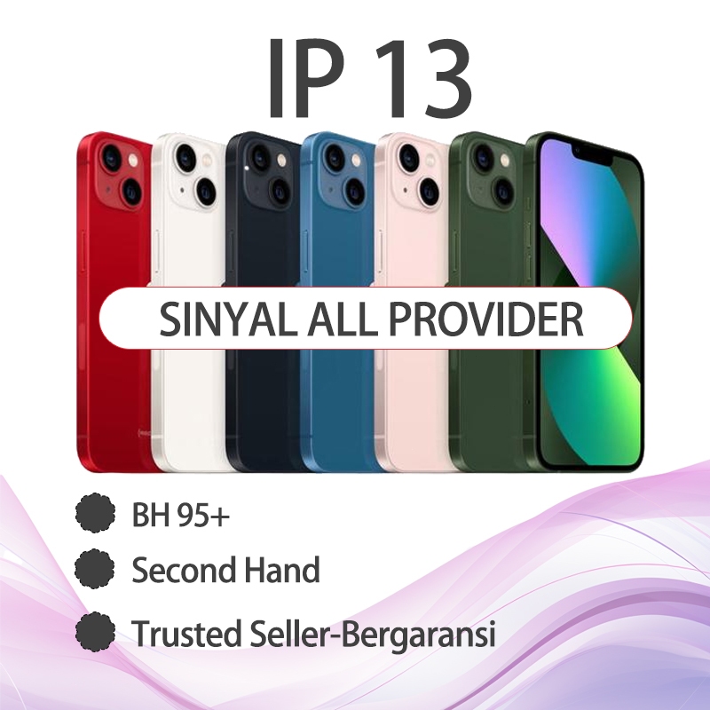 Jual IP 13 Second hand 256GB/128GB FULLSET MULUS GOOD CONDITIONS BH 95+ | Shopee Indonesia