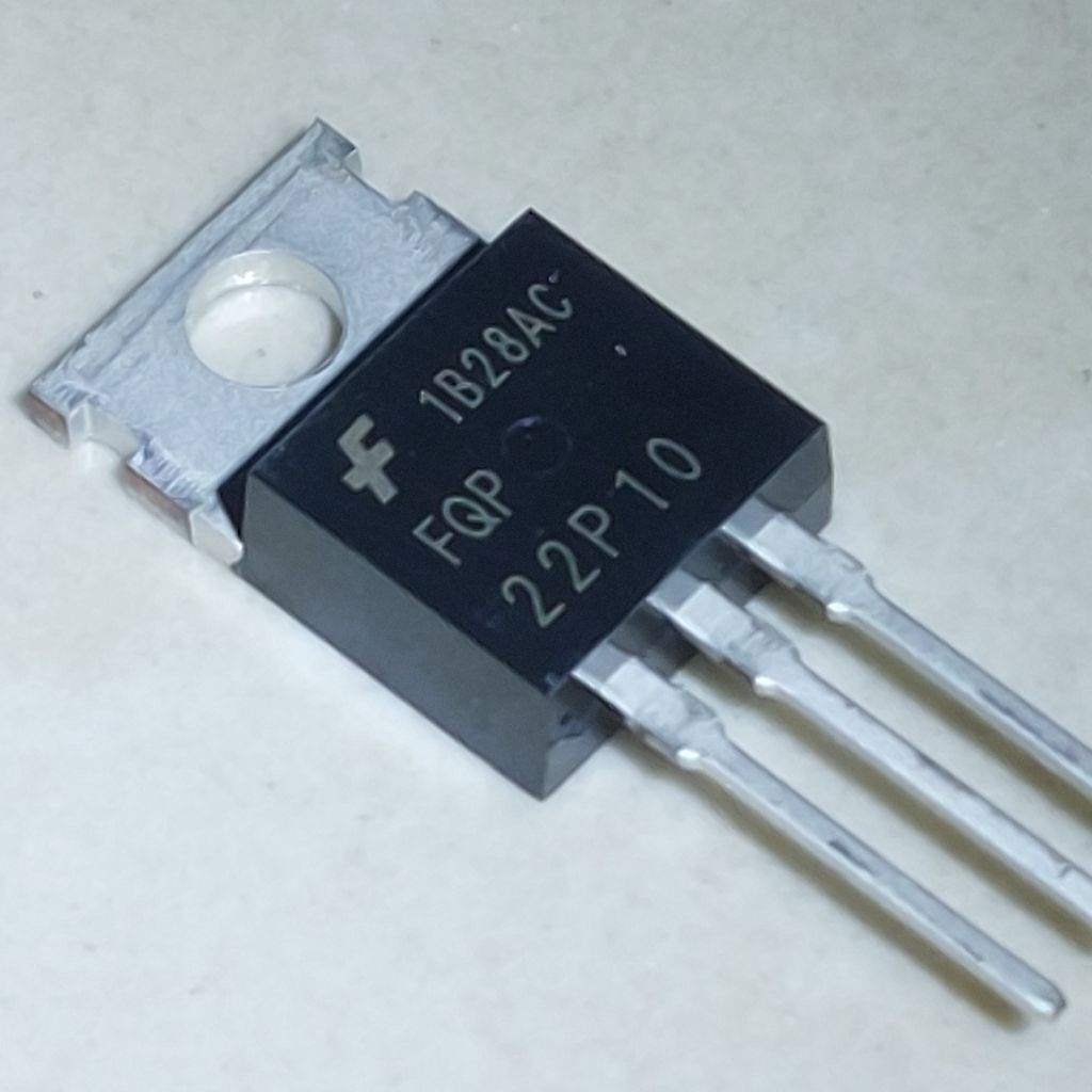 Jual FQP 22P10 To-220 FQP22P10 22A 100V P-Channel Mosfet Transistor FET ...