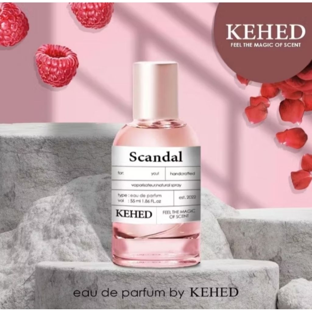 Jual PROMO TERLARIS// KEHED Parfum Wanita Pria Unisex SCANDALOUS Aroma ...