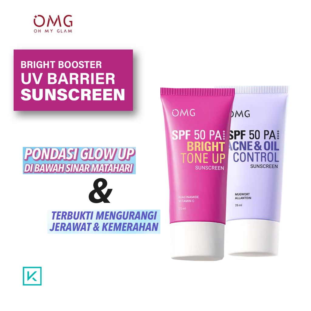 Jual OMG Oh My Glow Bright Tone Up Acne & Oil Control UV Barrier ...
