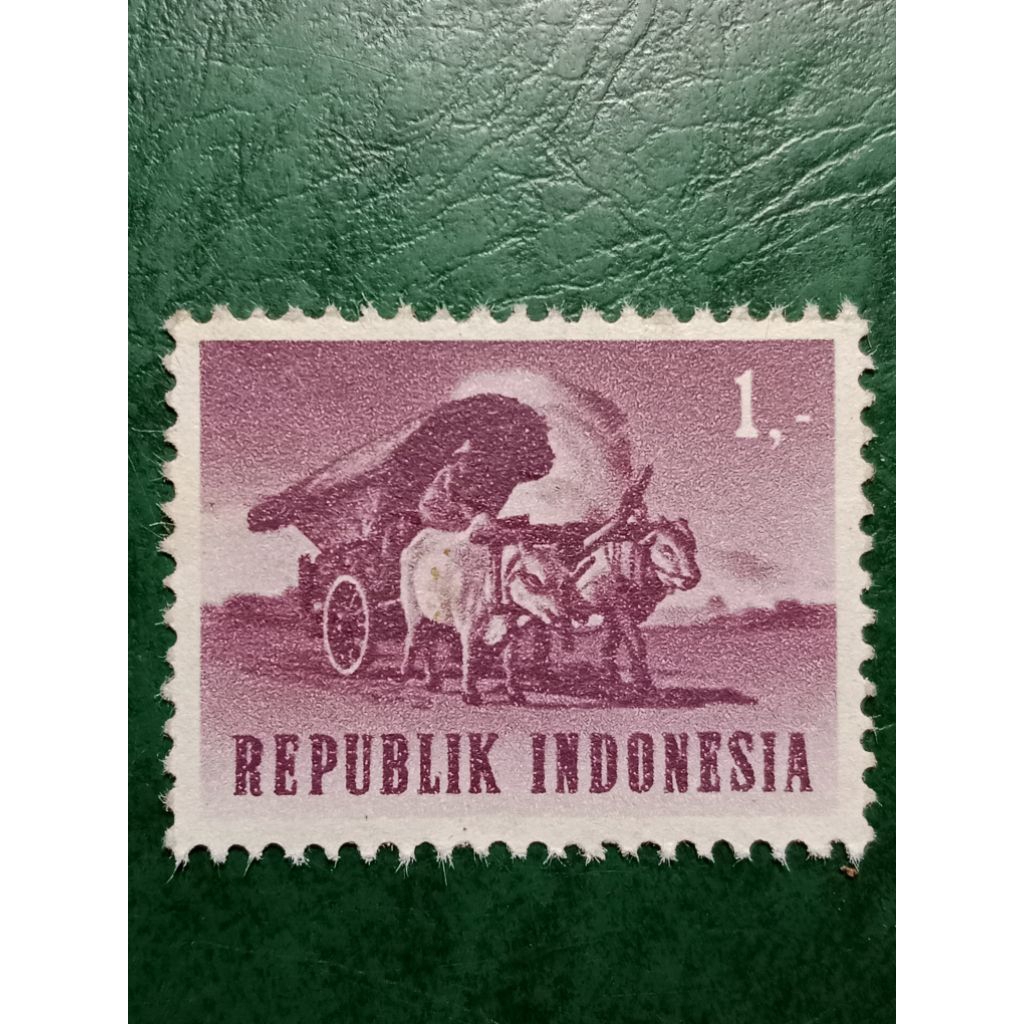 Jual Prangko Indonesia Rp 1 Alat alat Transport Tahun 1964 UN USED ...