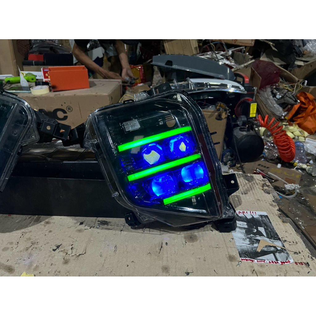 Jual Foglamp Pajero 2022++ Custom Projie Biled + Mini projie 6 Mata ...