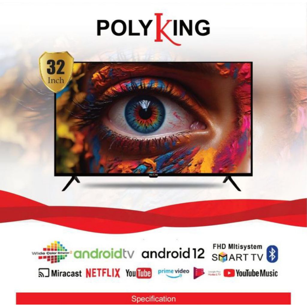 Jual TV POLYKING SMART ANDROID 32 INCH os coolita android | Shopee ...