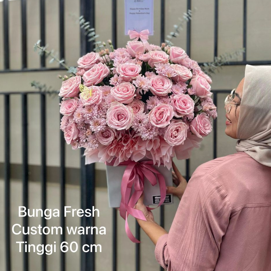 Jual Dqueen Florist - Bunga Box Dekorasi Meja Semua Ucapan Birthday ...