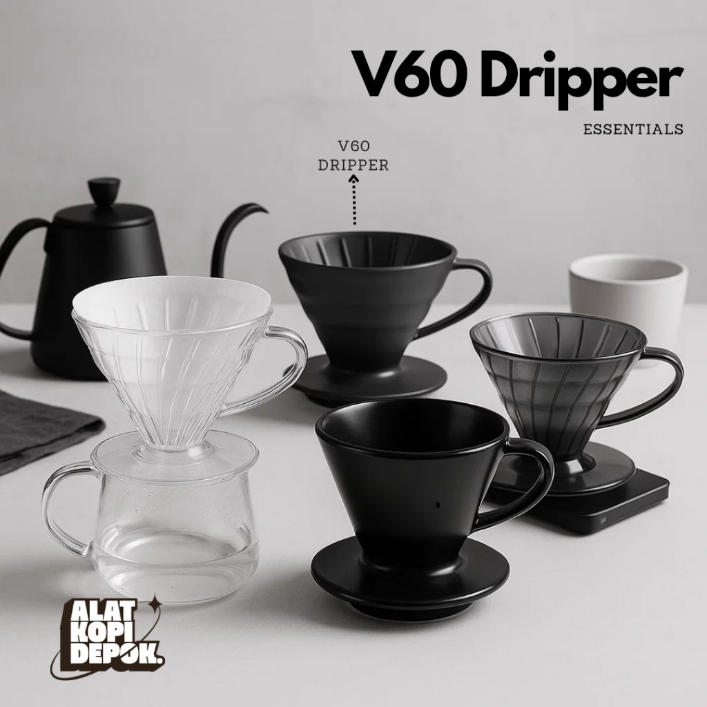 Jual One Two Cups V60 Coffee Dripper Ceramic 1-2 Cups atau 1-4 Cups ...