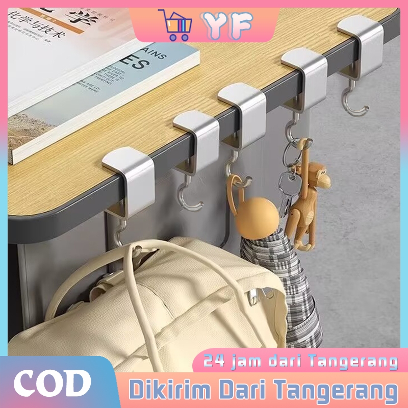 Jual 5Pcs Cantolan Klip Meja Serbaguna Gantungan Tas Tanpa Pukulan ...