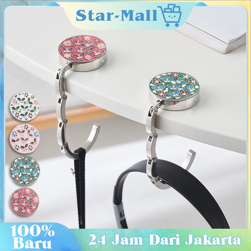 Jual Gantungan Tas Klip Meja Cloisonne Serbaguna Clip Pengait Hook ...