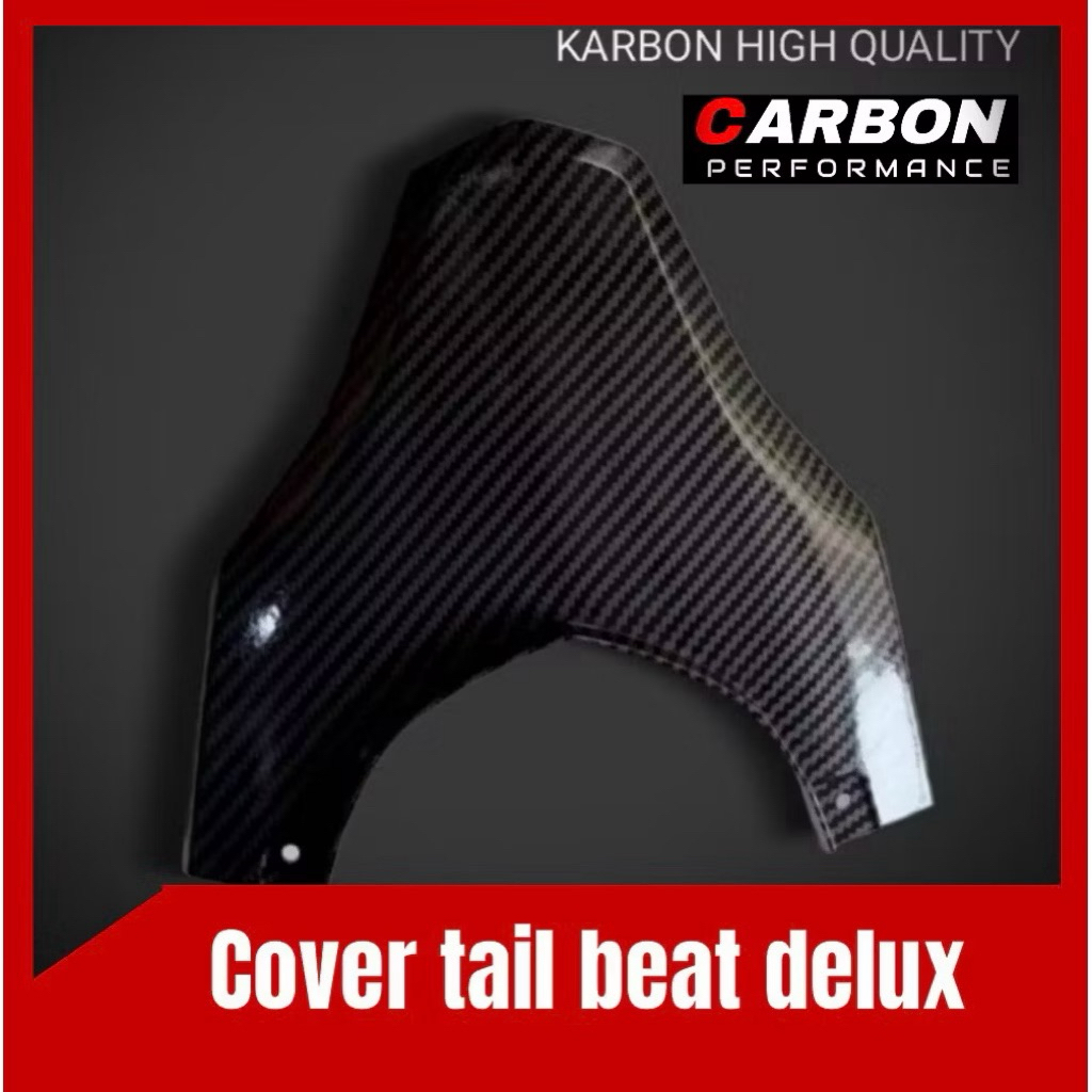 Jual COVER STOP PET BEAT DELUX CARBON / cover lampu stop beat led ...