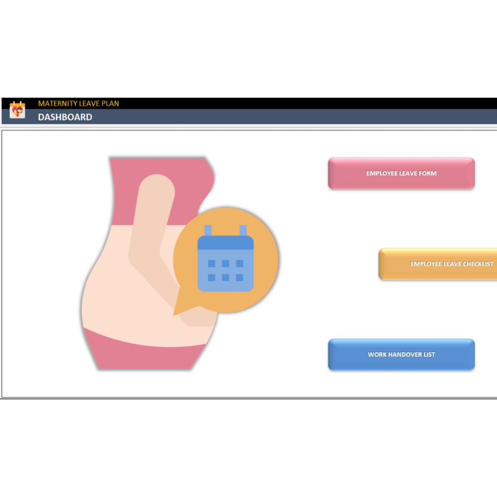 Jual Aplikasi Template Rencana Cuti Bersalin di Excel | Shopee Indonesia