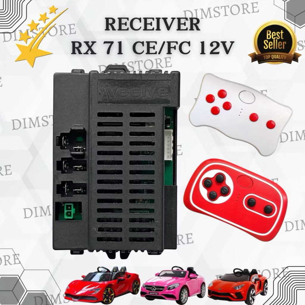 Jual RECEIVER WEELYE RX71 CE FC 12V – MODUL REMOTE CONTROL MESIN MOBIL ...