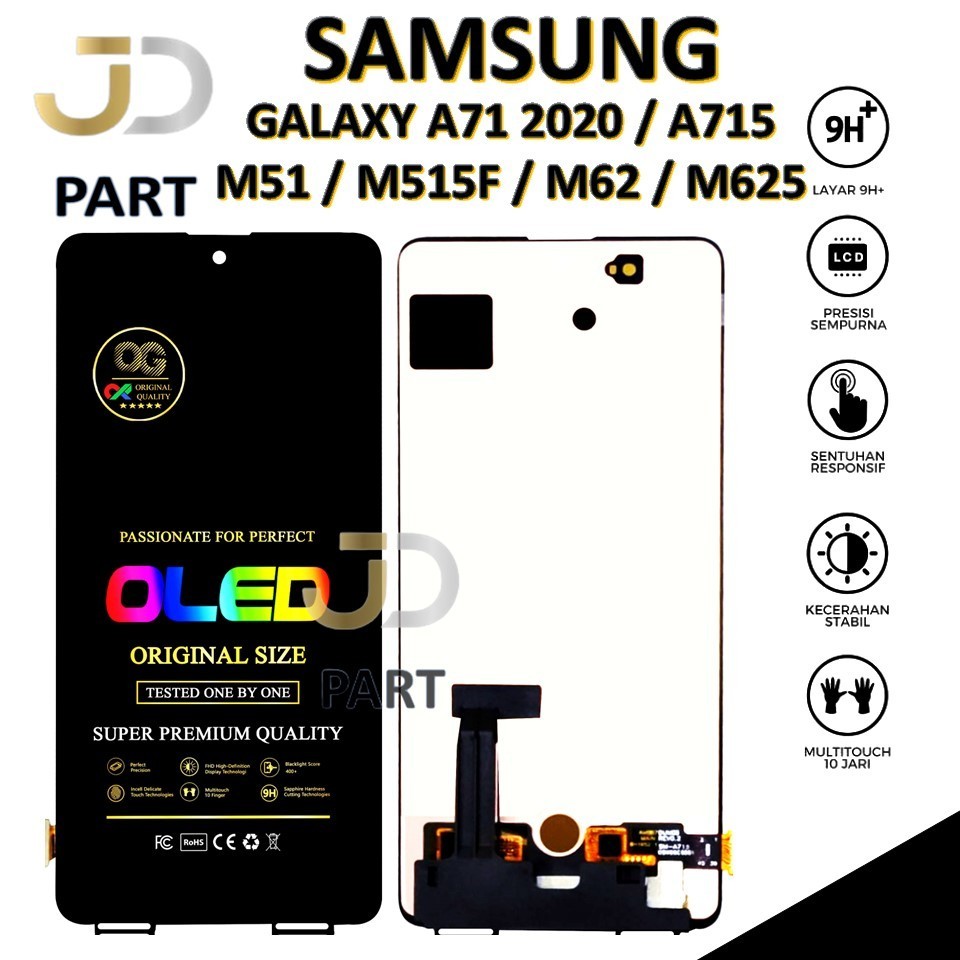 Jual LCD TOUCHSCREEN SAMSUNG GALAXY A71 2020 / A715 / M51 / M515F / M62 ...