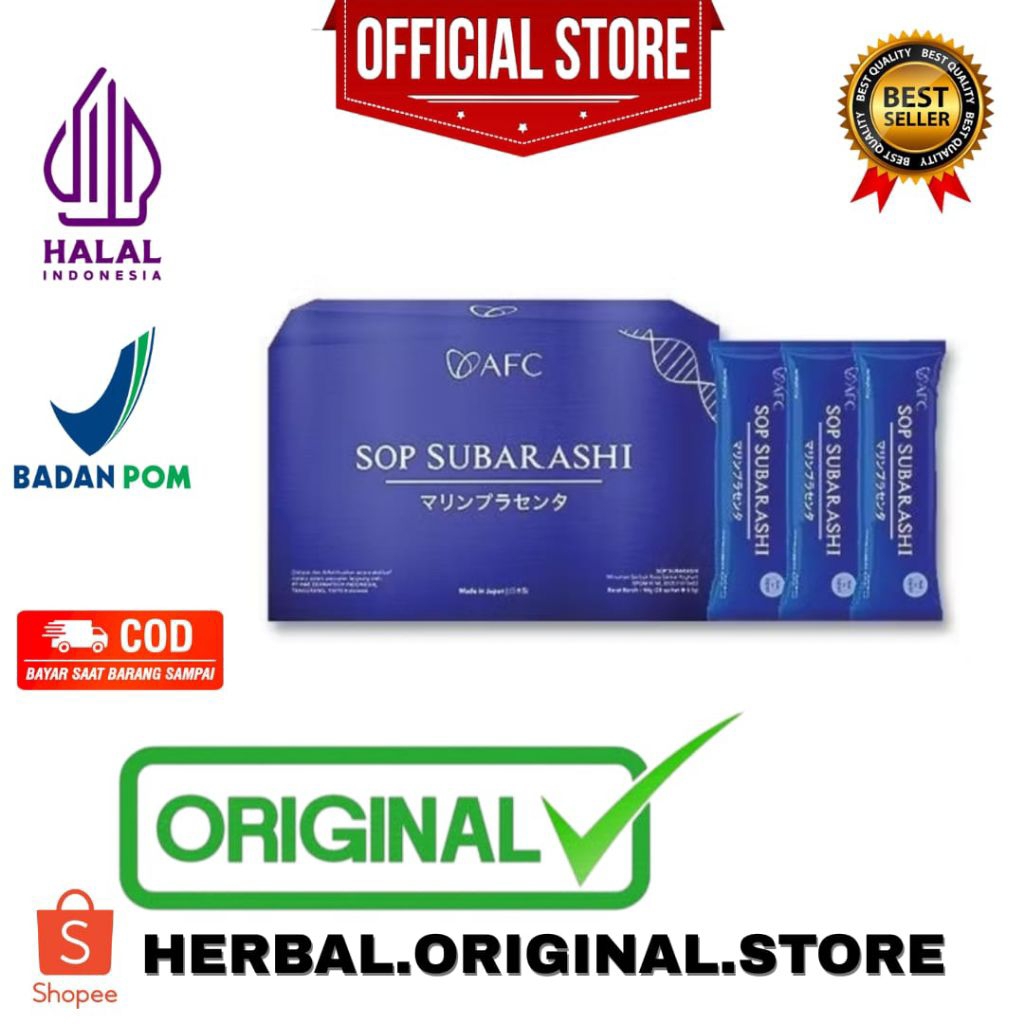 Jual SOP Subarashi box isi 28 sachet | Shopee Indonesia