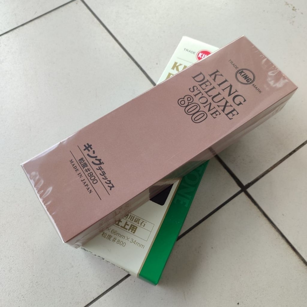 Jual King Deluxe Stone grit 800 batu asah king grit 800 | Shopee Indonesia