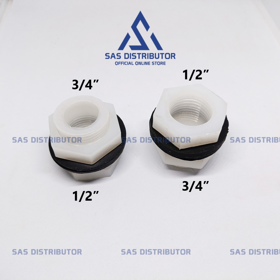 Jual Vlok Ring Toren 3/4" x 1/2" inch PVC / Mur Toren / Verlop Ring 3/4 ...