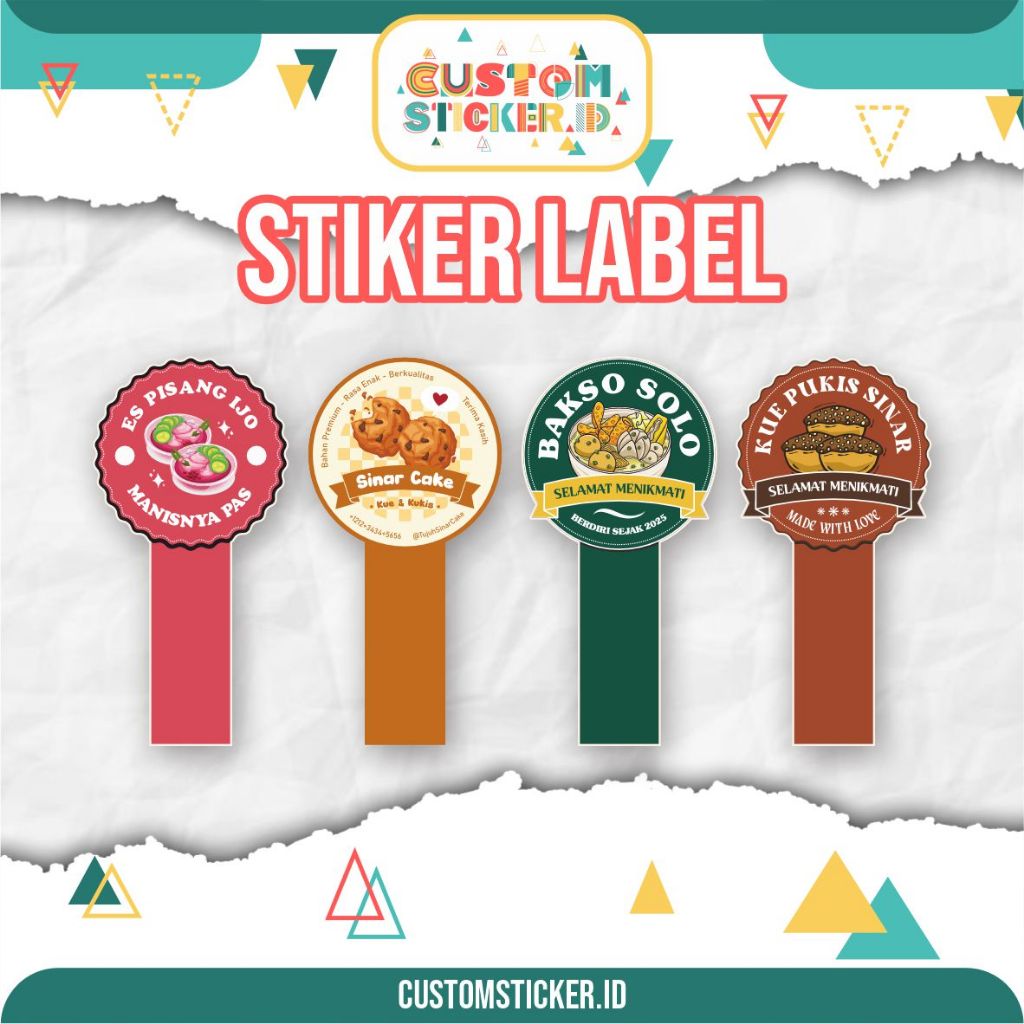 Jual Stiker Label B Custom Free Template | Shopee Indonesia