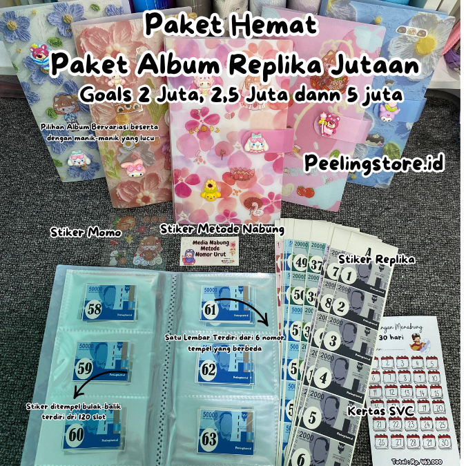 Jual PAKET HEMAT / PAKET ALBUM REPLIKA JUTAAN / PAKET ALBUM MENABUNG ...