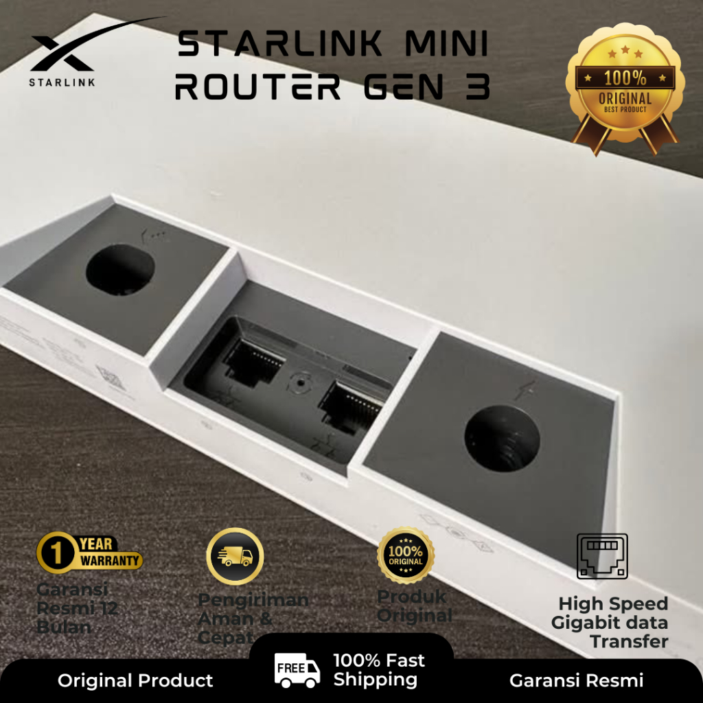 Jual Starlink Mini Router Gen 3 Free Kabel Starlink | Shopee Indonesia